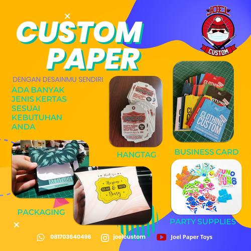 Jual Print and DieCut Art Carton 260gsm A3 - Kota Surabaya - Joel ...