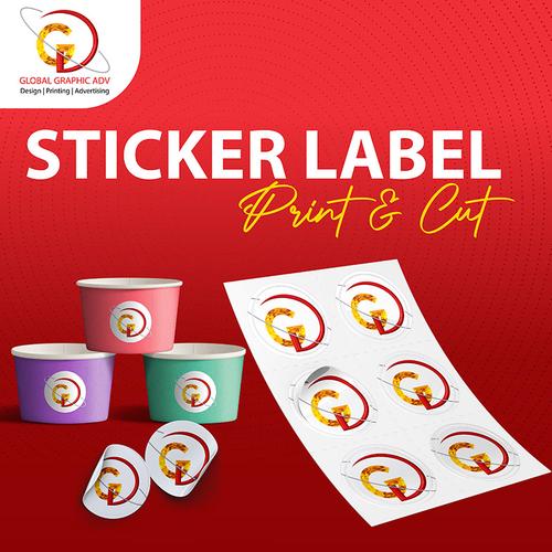 Jual CETAK STICKER LABEL | A3 - Bahan Vynil - Kota Medan ...