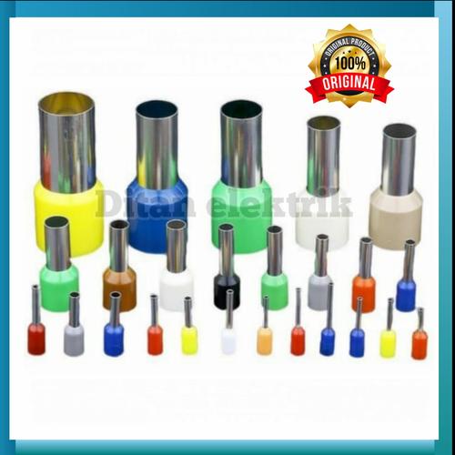 Jual skun kabel ferrules isolasi ivory 16mm E1612 skun insulated ...