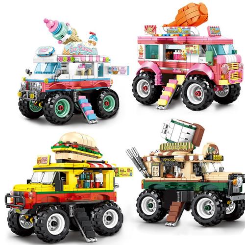 Jual Lego compatible building block toy Street view series Street view ...