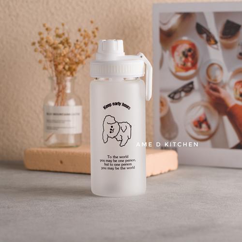 Jual Botol Kaca Susu 500 Ml Super Cute Keep Early Hour Kota