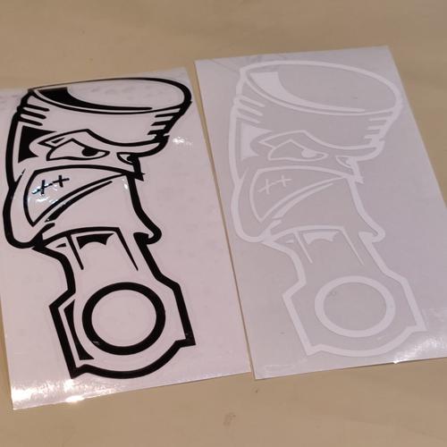Jual stiker piston decal mobil car decal - 16x8cm - Kota Semarang ...