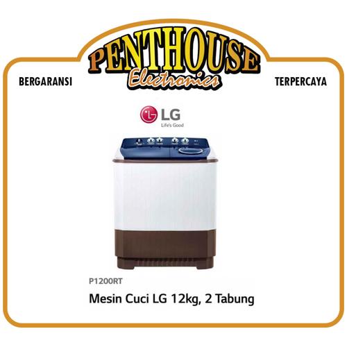 Jual LG Mesin Cuci 2 Tabung 12KG P-1200RT / P1200RT / P 1200 RT ...