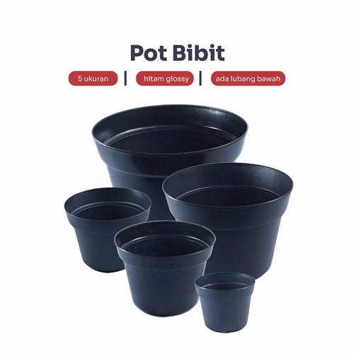 Jual pot ukuran 15,17,20,25,30 cm hitam - 30 - Kota Tangerang ...