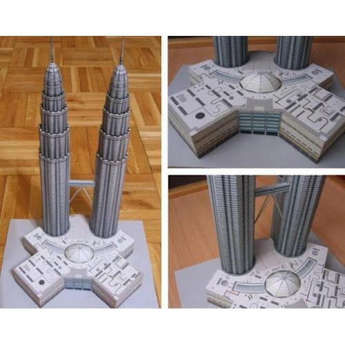 Jual DIY Papercraft Lembar Pola Diorama Gedung Petronas - Kota Bandung ...