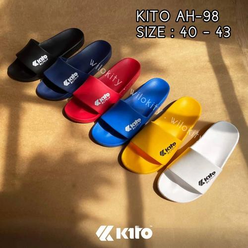 Jual KITO AH98 - sandal selop jelly ringan original for pria - White ...