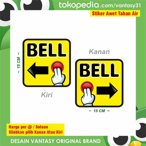 Jual Stiker Bell Arah Kanan Atau Kiri Tahan Air Harga Satuan - Kota ...
