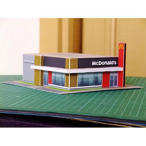 Jual DIY Papercraft Lembar Pola Diorama McDonald 1-150 - Kota Bandung ...