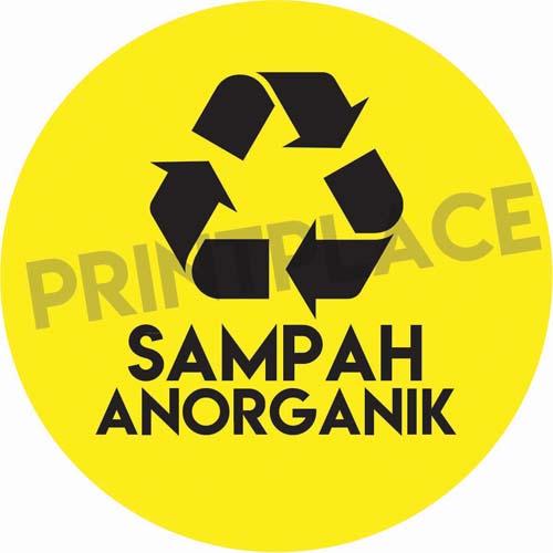 Jual STIKER SAMPAH ANORGANIK - BULAT - Jakarta Pusat - Printplace ...