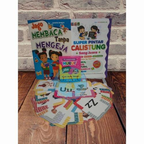 Jual Buku PAUD/Buku TK/Super Pintar Calistung/Flashcard/Jago membaca ...