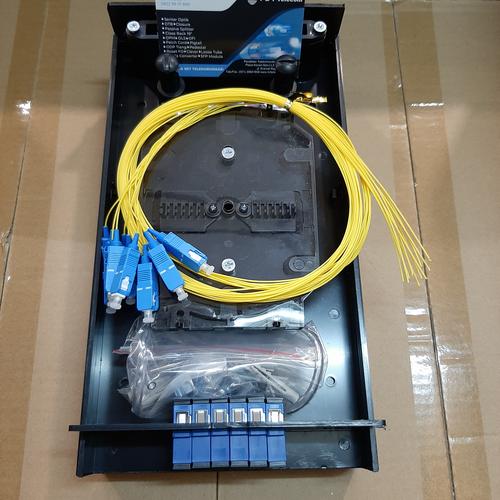 Jual T&T ODF OTB MINI RACK 6 CORE SC/UPC FIBER OPTIK HITAM - Jakarta ...