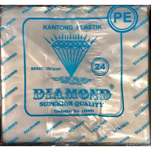 Promo Kantong plastik BENING TEBAL 24 x 40cm - DIAMOND - MEREK DIAMOND ...