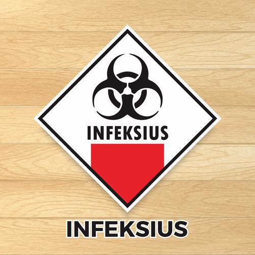 Jual Sticker Label Simbol Limbah B3 Bahan Berbahaya dan Beracun 15 x 15 ...