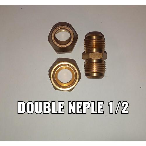 Jual Double Neple Nepel Set Pipa AC 1/2 - Kab. Bekasi - PAC Part Cikarang | Tokopedia