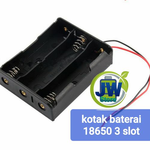 Jual Tempat baterai 18650 3 slot rangkaian seri - Kota Makassar ...