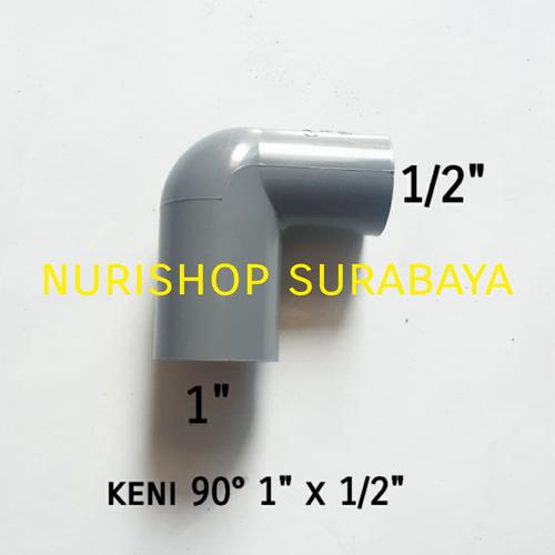Jual reducing elbow / knee / kenie reducer pvc SCG AW 1x1/2 atau 1 x 1/ ...