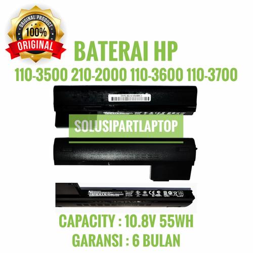 Jual BATERAI HP 110-3500 210-2000 110-3550 ED06 110-3603TU ORI - Hitam ...
