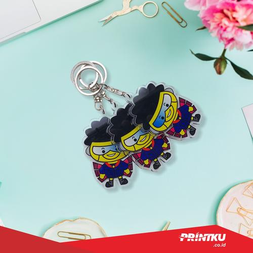 Jual Gantungan Kunci Akrilik Custom /Keychain Akrilik Custom / Ganci ...