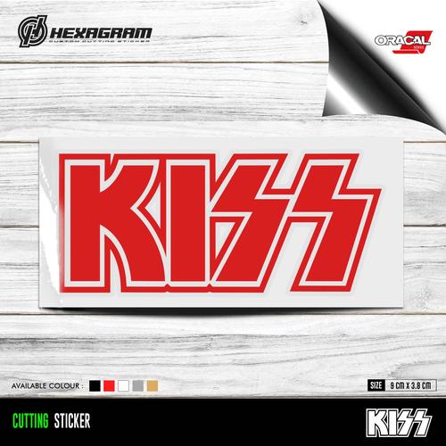 Jual Cutting Sticker KISS logo | Stiker Cutting Musik Logo KISS | KISS ...