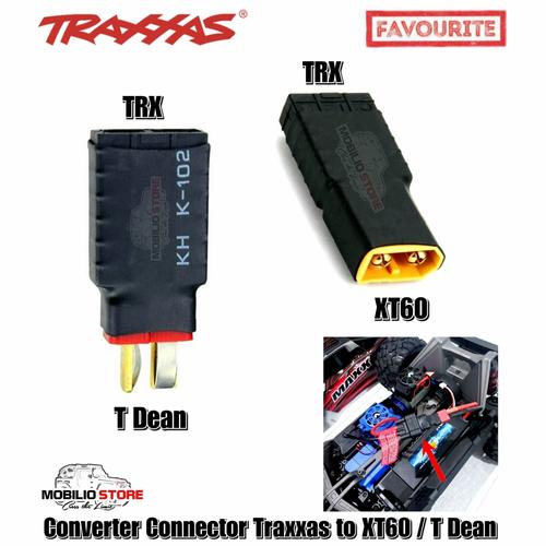 Jual Converter Connector Traxxas to XT60 T Dean Konverter ESC Battery ...