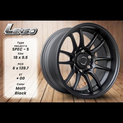 Jual Velg Lenso Project D Spec s TDS Ring 18 Pajero Fortuner Hilux DC L200 - Jakarta Selatan ...