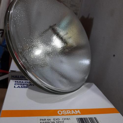 Jual lampu hologen osram par64 cp61 240v 1000w 64738/4 nsp narrowspot ...