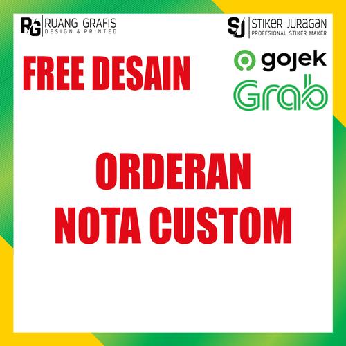 Jual ORDERAN NOTA CUSTOM - Kota Bekasi - Ruang Grafis | Tokopedia