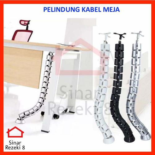 Jual Pelindung Kabel Penutup Cable Ducting Management Meja Kantor ...