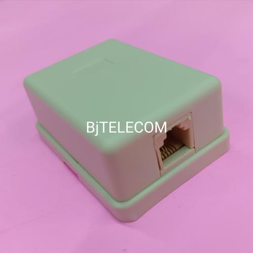 Jual roset telepon 1lubang/ roset 1hole 4pin/ roset RJ 11 - Jakarta ...