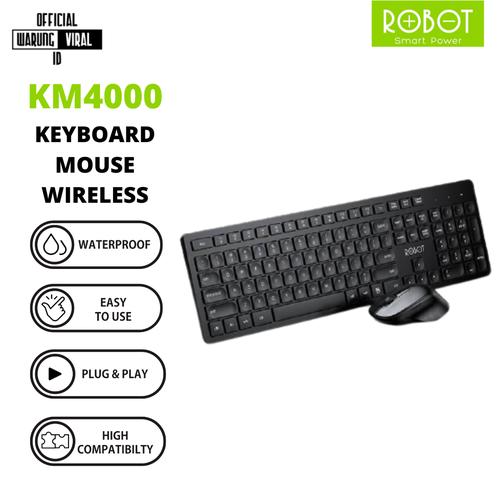 Jual ROBOT KM4000 Combo Keyboard Mouse Wireless USB - Kab. Garut ...