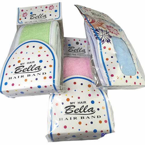 Jual bando mandi hair band besar/bandana facial shower headband 7cm ...