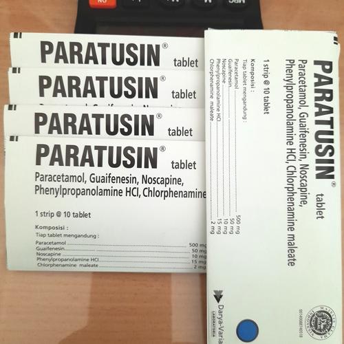 Jual PARATUSIN Tablet Obat Batuk Pilek Panas (Harga per Strip isi 10 ...