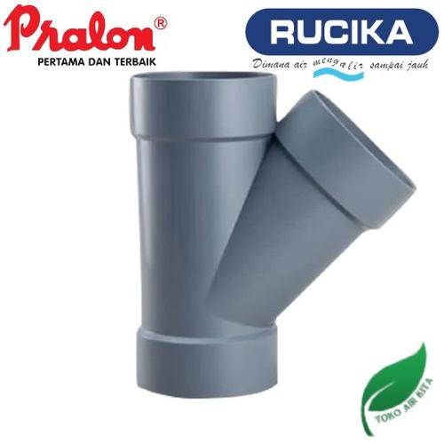 Jual TEE Y 45° / TEE BRANCH D RUCIKA / PRALON , (BERBAGAI UKURAN) - 2 ...