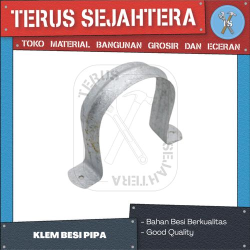 Jual KLEM BESI / KLEM PIPA / KLEM OMEGA 1/2" - 4" BAHAN TEBAL ...