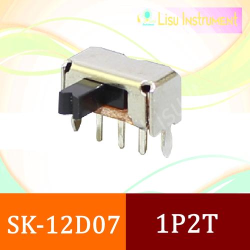Jual SK-12D07 SK12D07 1P2T SPDT Horizontal Slide Switch Button - Kota Depok - Lisu Instruments ...