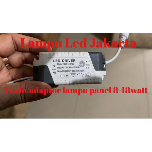 Jual driver lampu LED panel 8-18watt. Adaptor lampu panel 18w 8-18watt ...