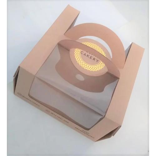 Jual DOS KUE TART CRAFT MIKA / CAKE BOX HANDLE 25 X 25 X 15 - Kota ...