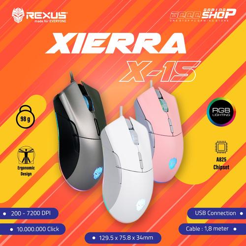 Jual REXUS XIERRA X15 - Gaming Mouse - Merah Muda - Jakarta Pusat ...