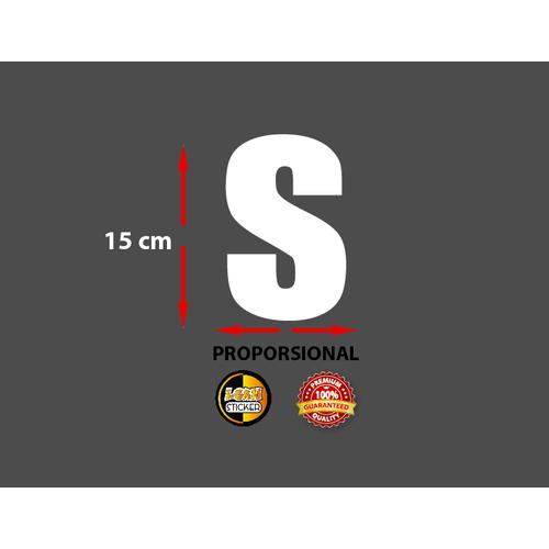 Jual STIKER ANGKA / HURUF UK TINGGI 15 CM 1 DIGIT REVLEKTIVE - MING ...