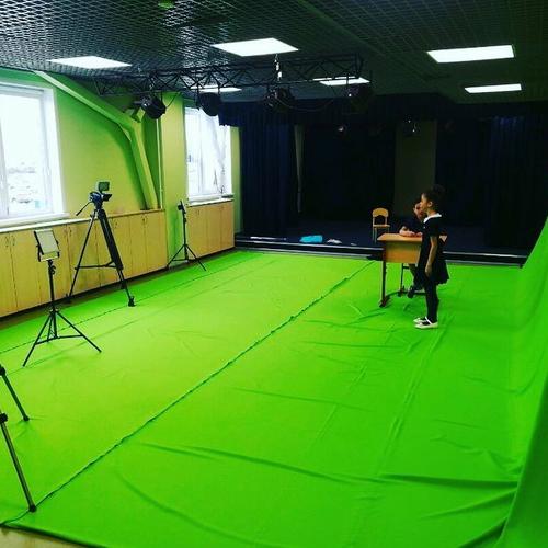 Jual kain green screen hijau stabilo background - Kab. Bekasi ...