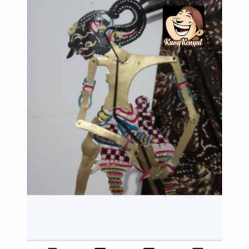 Jual Wayang kulit bimo bima werkudoro ukuran kidangan 30cm - Kota ...