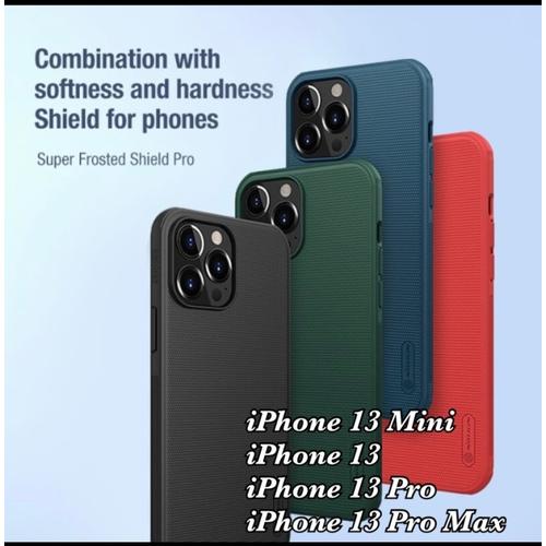 Jual iPhone 13/mini/Pro/Max Nilkin Super Frosted Shield Pro Hard Soft ...
