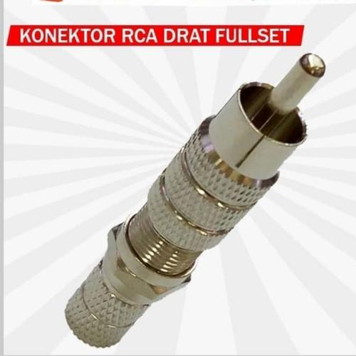 Jual konector rca drat full set - Kota Depok - nauval cctv | Tokopedia