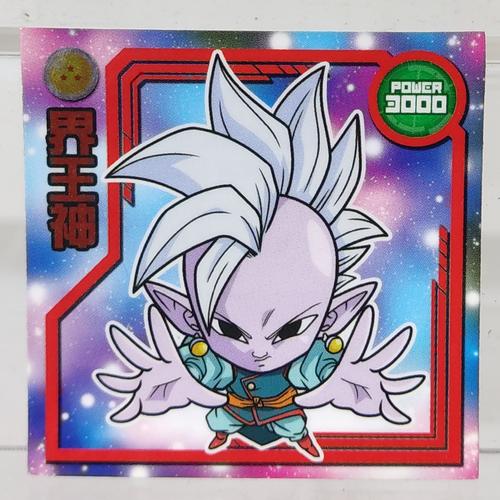 Jual Kaio Shin W3-10 N Dragon Ball Chou Senshi Sticker Wafer Z - Kab ...