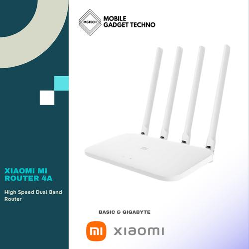 Jual Xiaomi Mi WiFi Router 4A Basic Gigabite Dual Band Modem Global ...