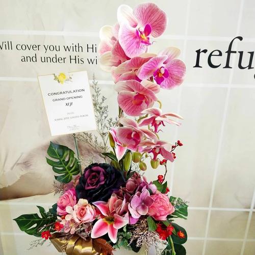 Jual Rangkaian bunga meja artificial - Jakarta Barat - preserved flower ...