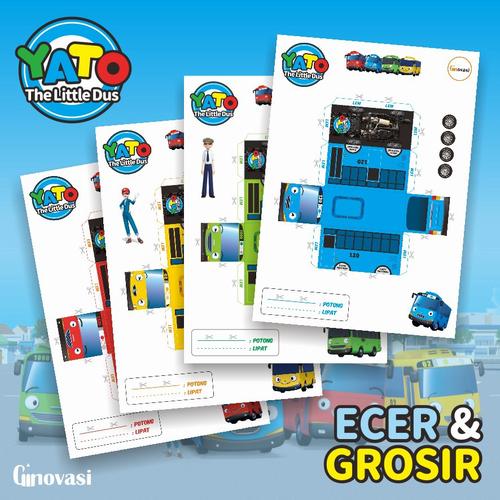 Jual PAPERCRAFT BUS TAYO AND FRIENDS ECER & GROSIR - Tayo - Biru - Kota ...
