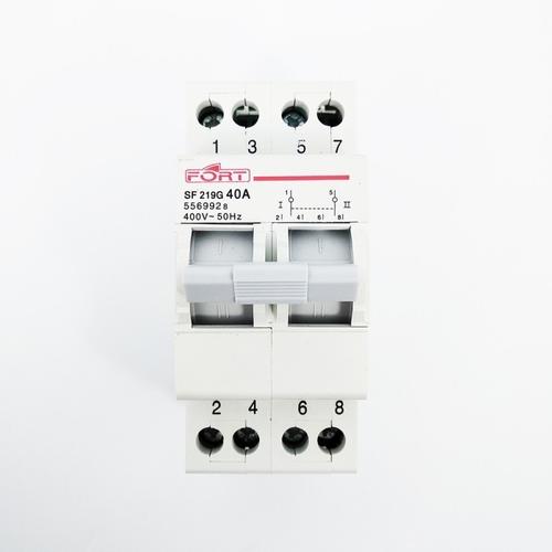 Jual Din Rail Change Over Switch FORT 2P 32A Model MCB COS SF219G-32 2P ...