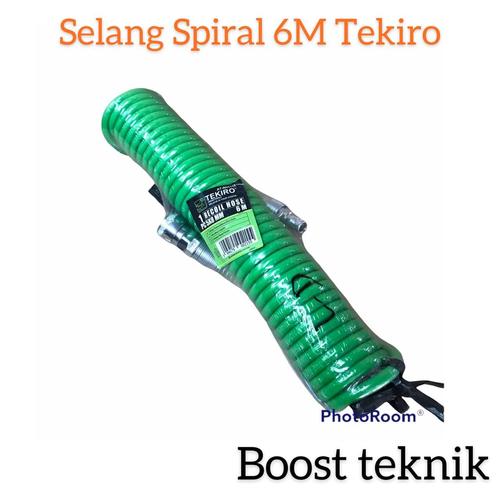 Jual Selang Angin Spiral 6Meter 5x8mm Tekiro Recoil Hose - Jakarta ...