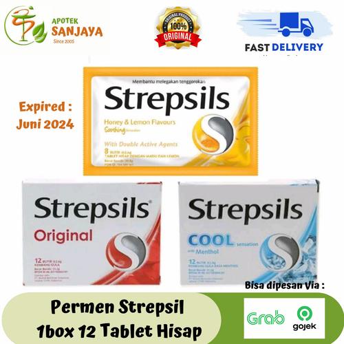 Jual permen strepsil 1 box isi 12's - Honey lemon - Kota Bandung ...